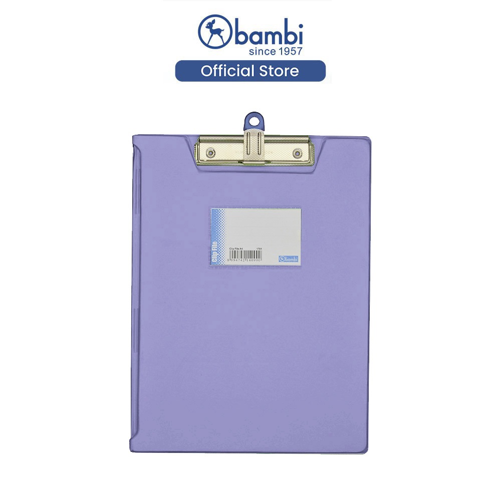 Jual Bambi Papan Jalan A4 / Papan Ujian Include Clip File Holder ...