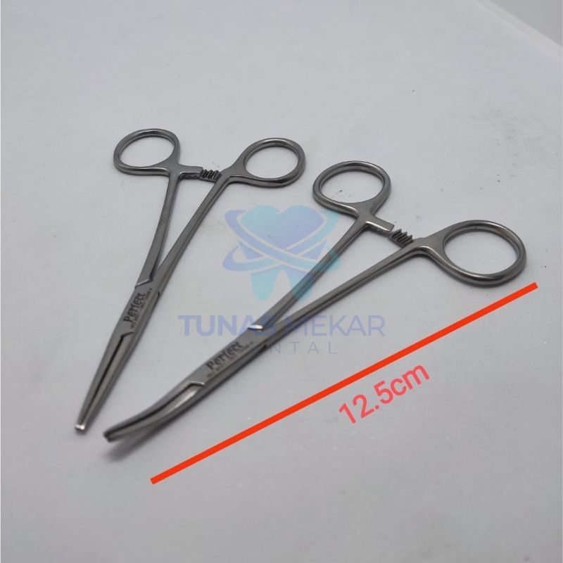 Jual Dental Klem Mosquito Lurus Bengkok Needle Holder | Shopee Indonesia