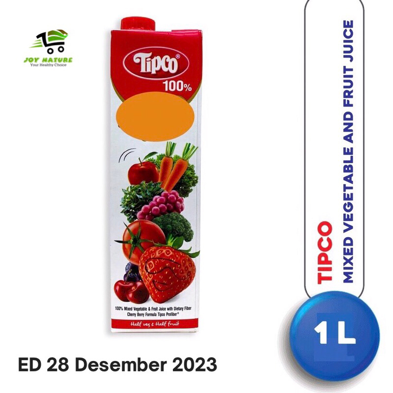 Jual TIPCO Mixed Vegetable and Fruit Juice 1 Liter Jus Sayuran dan Buah ...