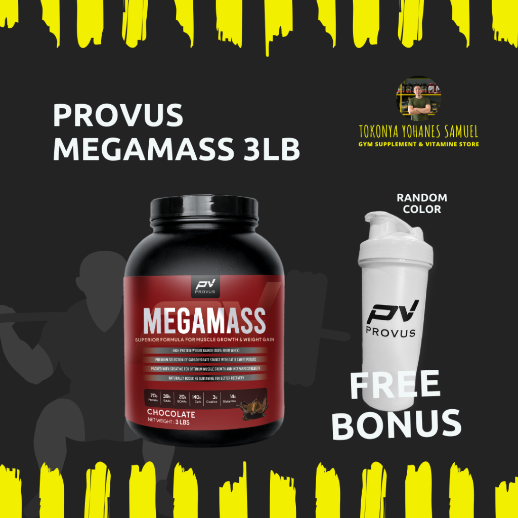 Jual Provus Megamass 3 lbs Provus Weight Gainer | Shopee Indonesia