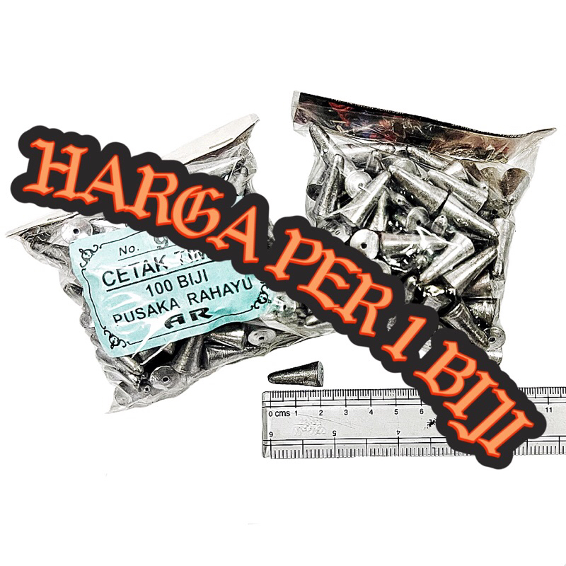 Jual Timah | Timbel | Pemberat Mancing LANCIP 9 | 10 GRAM (Per 1 Biji ...