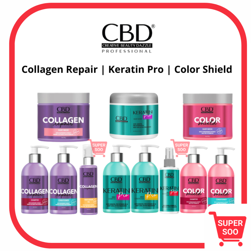 Jual CBD Professional Hair Treatment Color Shield / Shampoo / Keratin ...