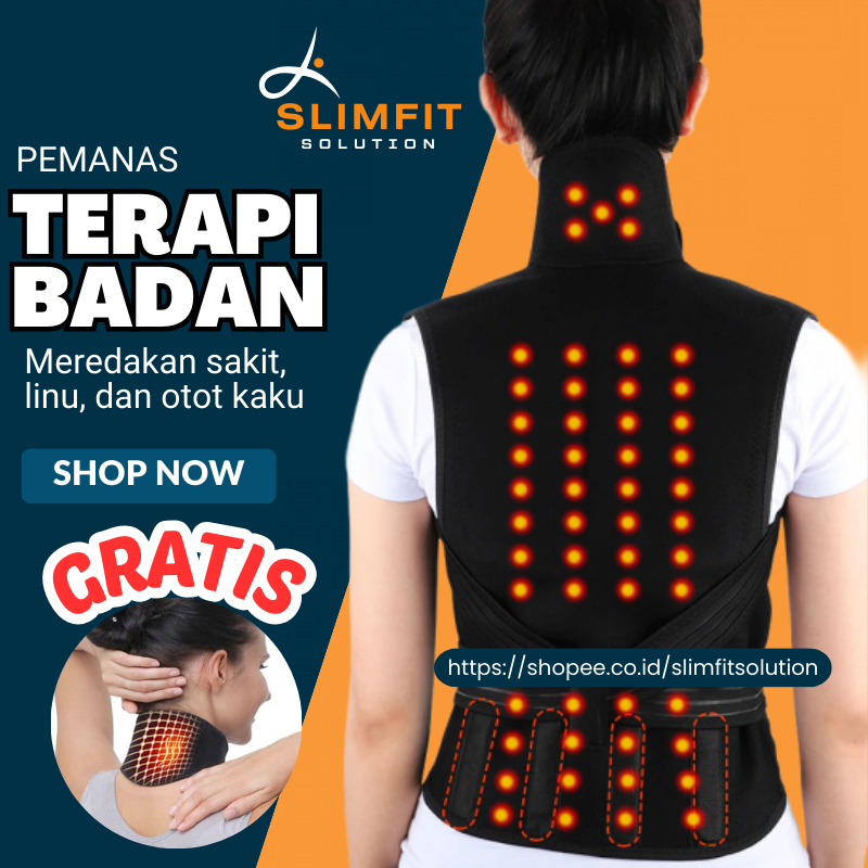 Jual Rompi Terapi Kesehatan Tubuh Magnetic Pemanas Terapi Punggung Bahu ...