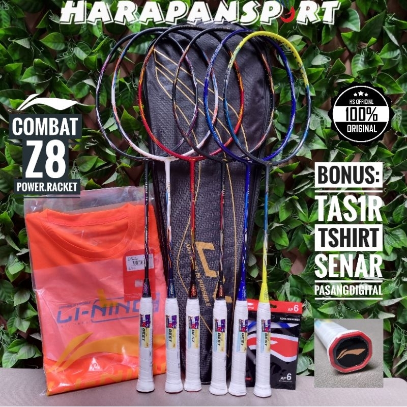 Jual RAKET BADMINTON LINING COMBAT Z8 Z 8 ORIGINAL 100% | Shopee Indonesia