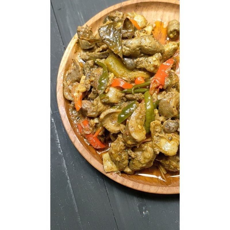 Jual Tumis Ati Ampela Lombok Ijo 350gr Frozen Food | Shopee Indonesia