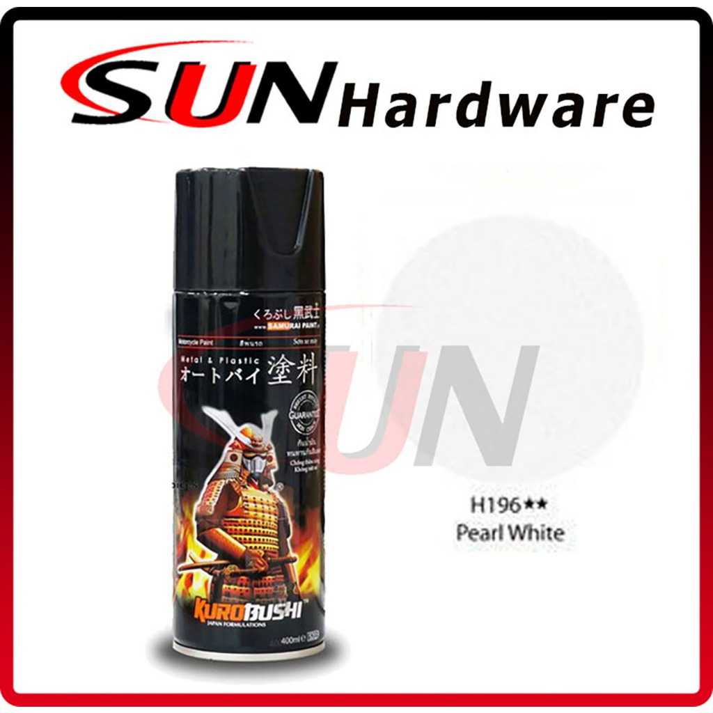 Jual Pilox Samurai 400 ml Pearl White H196 Honda Pilox Pylox Putih ...