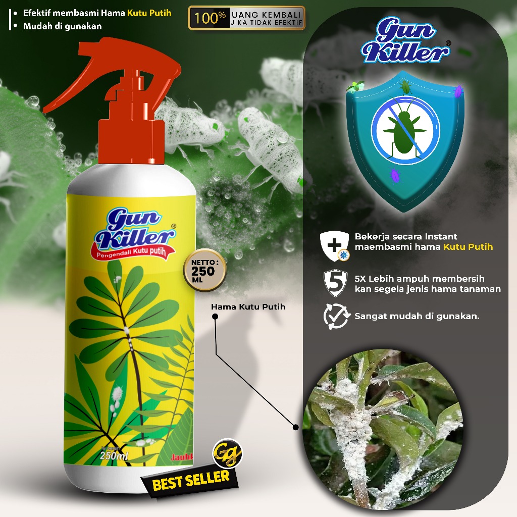Jual Pengendali Kutu Putih 250ml Obat Penyakit Pada Tanaman Anti Hama ...