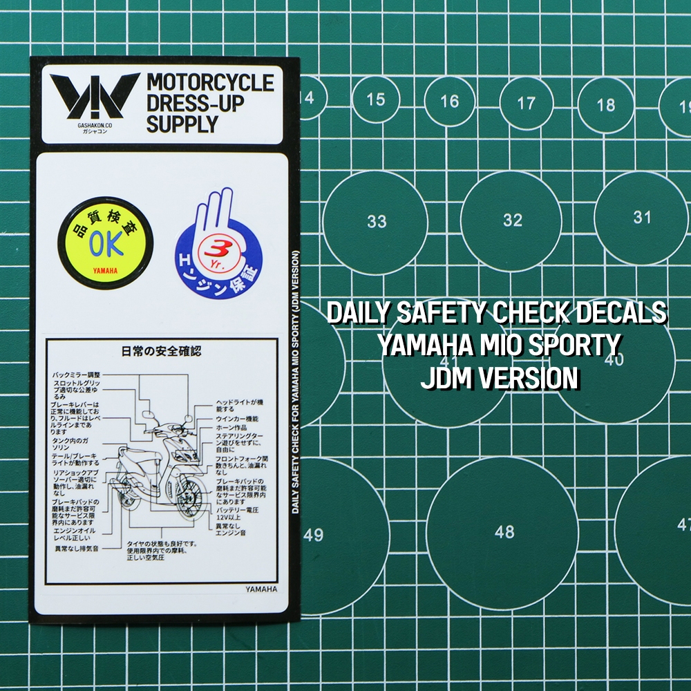 Jual Sticker detail/Warning Decals/Sticker Warning/Stiker pelengkap ...
