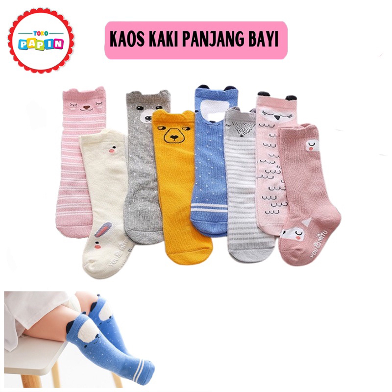 Jual TokoPapin Kaos Kaki Anak Bayi Karakter Kaos Kaki Baby Panjang ...