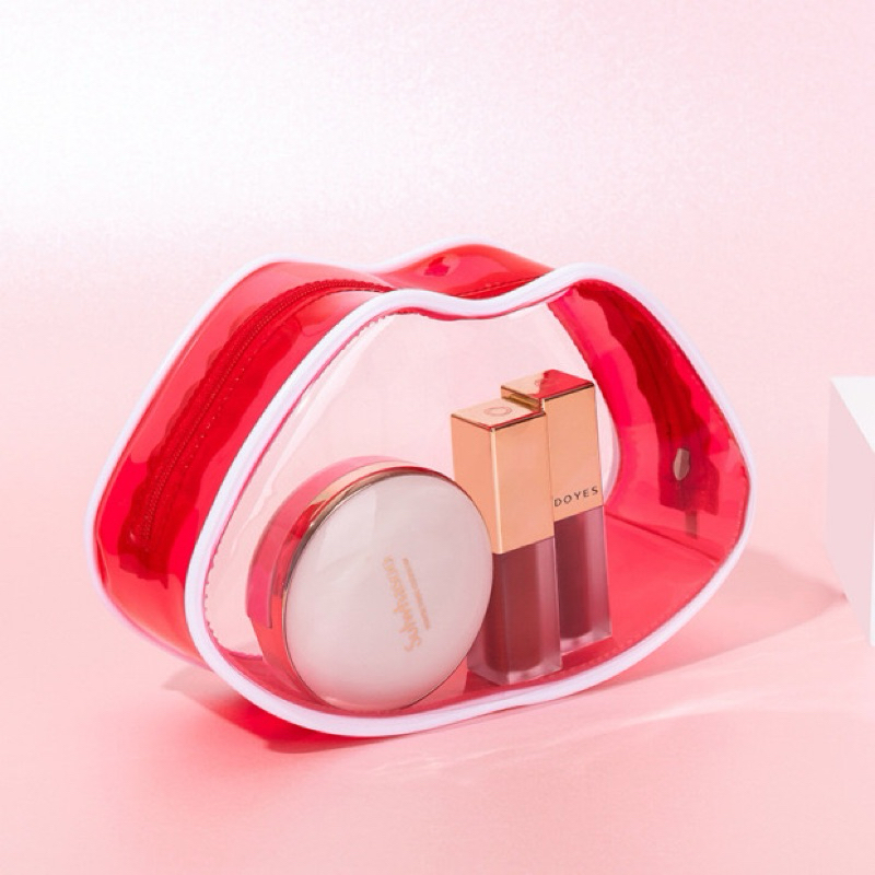 Jual Transparant Kiss Bibir Pouch PVC Waterproof | Shopee Indonesia