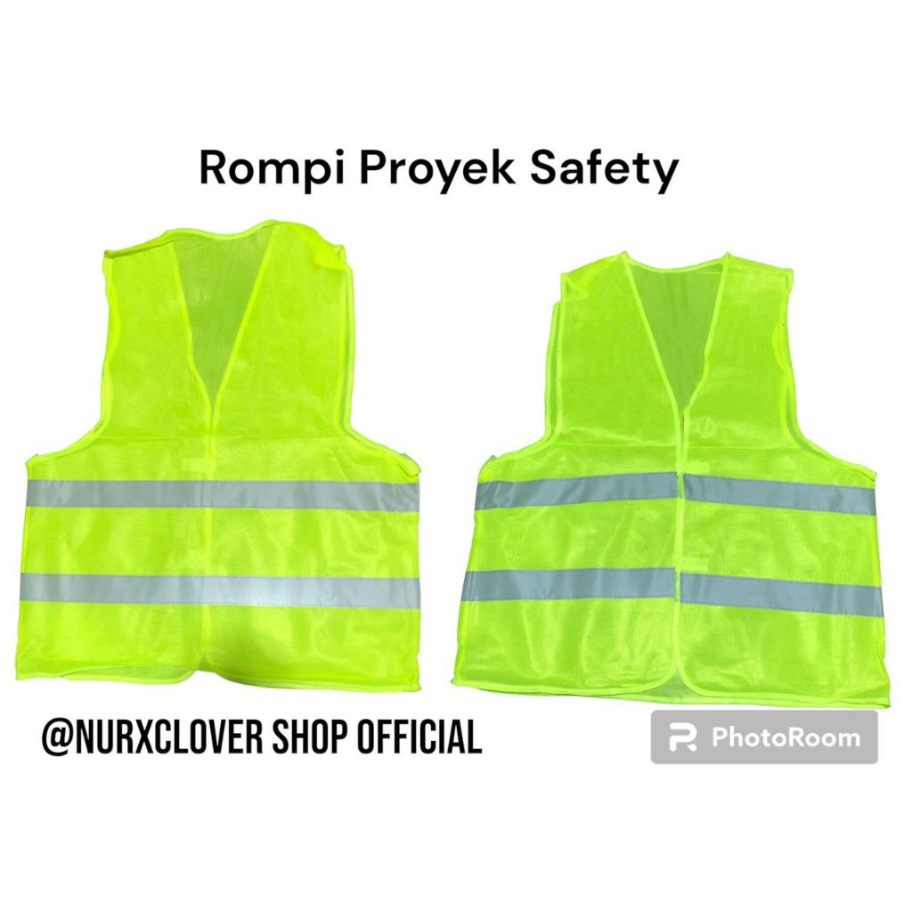 Jual Rompi Proyek/Safety Vest/Rompi Proyek Safety Vest/ Rompi Jaring ...
