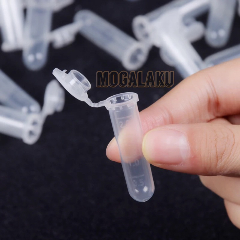 Jual PCR Tube 500pcs Eppendorf Tube 2ml Centrifuge Tube Sample Cup ...