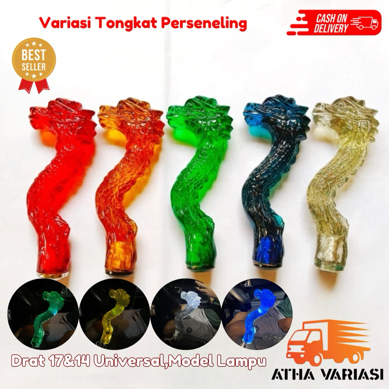 Jual Tongkat persneling Naga Gontro Model Lampu,variasi universal ...