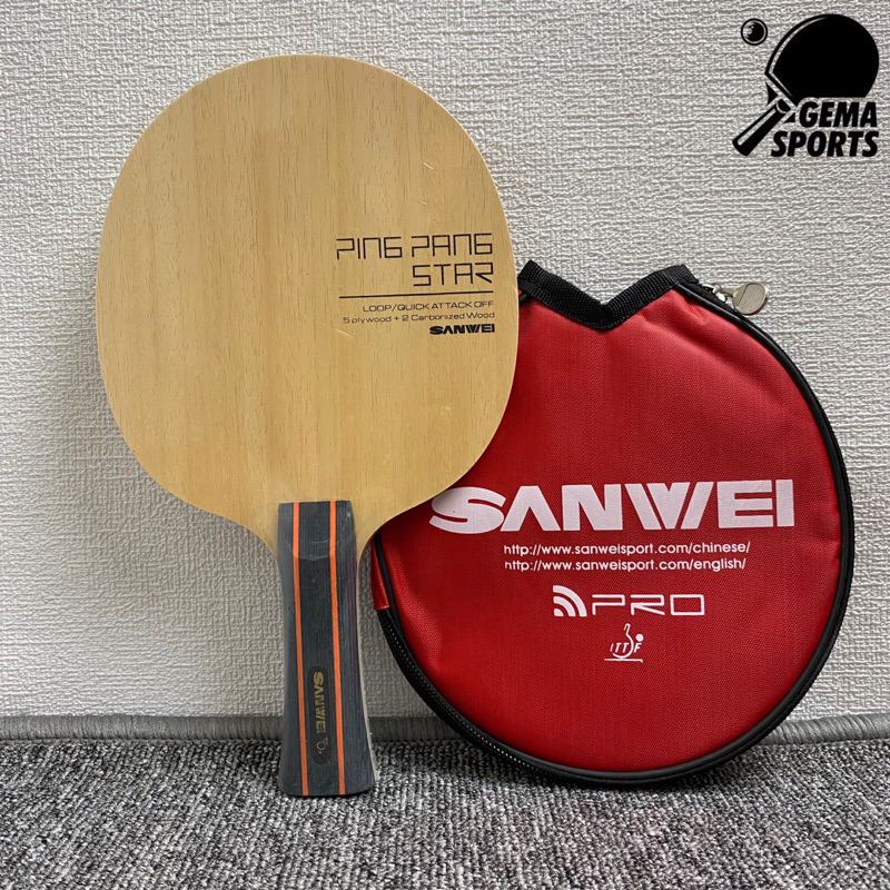 Jual Kayu Bet Tenis Meja Pingpong Sanwei Ping Pang Star Original ...