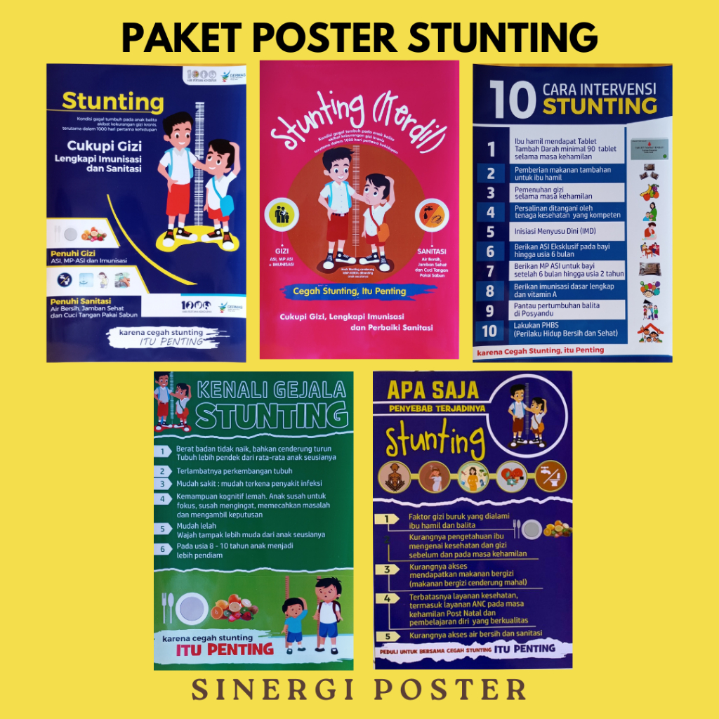 Jual Paket Poster | Paket Poster Stunting | Paket Poster Edukasi ...
