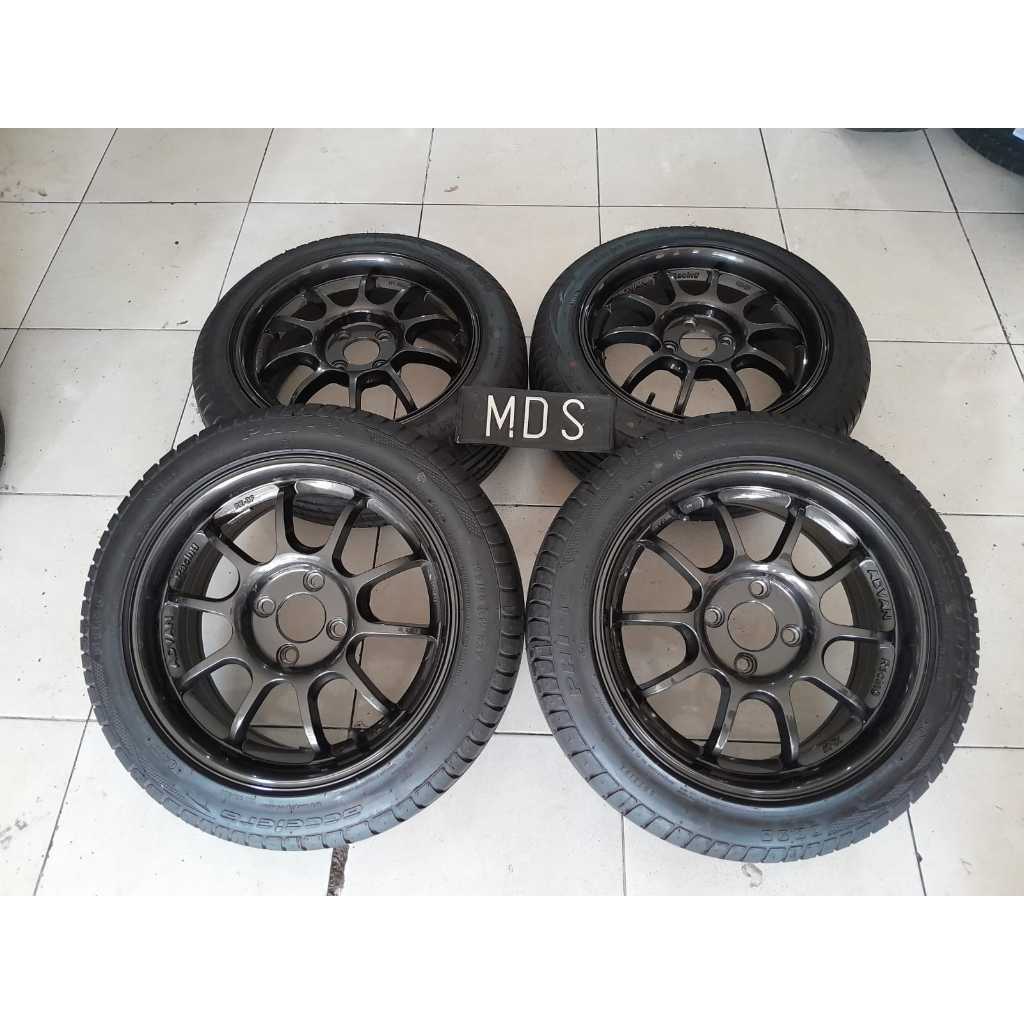 Jual Velg Mobil ADVAN R15 Lebar 6,5 inch lubang 4x100/114.3 et/40 Ban ...