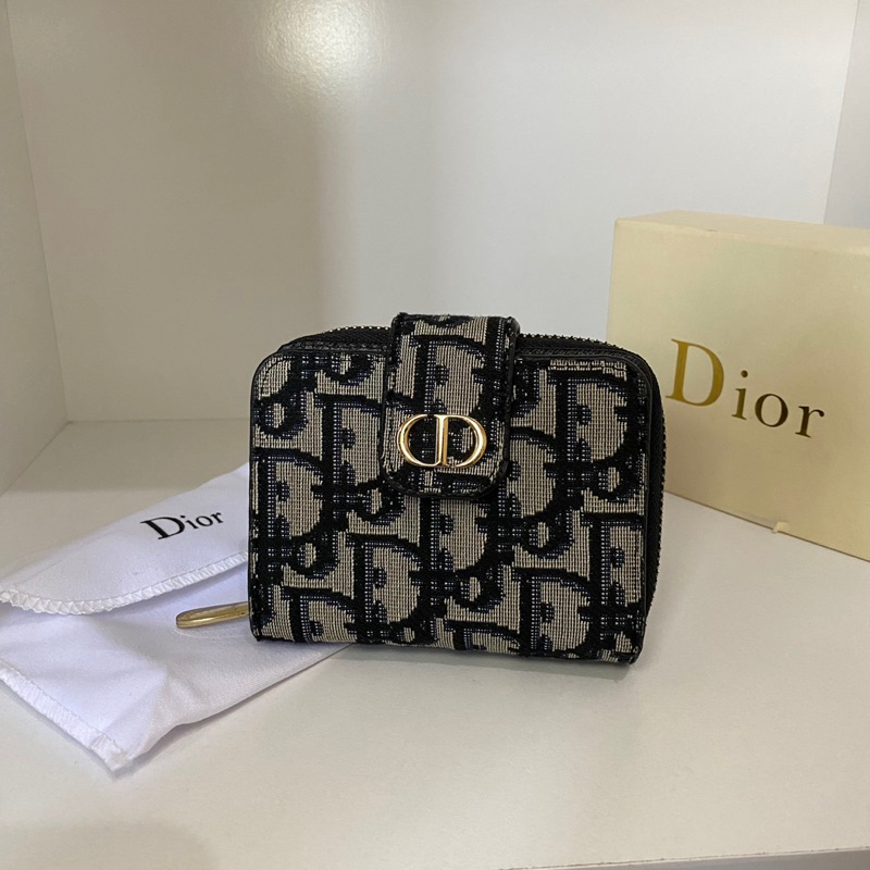 Jual peloved dompet Dior obique 12cm hitam | Shopee Indonesia