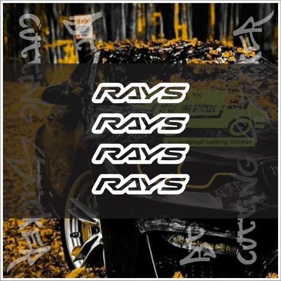 Jual RYS01 Sticker pelek sticker rays sticker velg rays | Shopee Indonesia