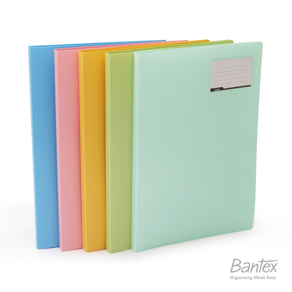 Jual Bantex Display Book Pastel Colour Folio/F4 40 Pocket Holder - 3185 ...