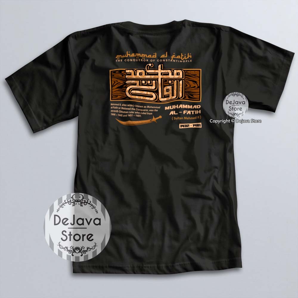 Jual Kaos Dakwah Islami MUHAMMAD AL FATIH Sahabat Nabi Khalifah ...