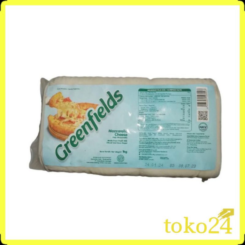 Jual Greenfields Mozzarella Cheese 1 kg | Shopee Indonesia