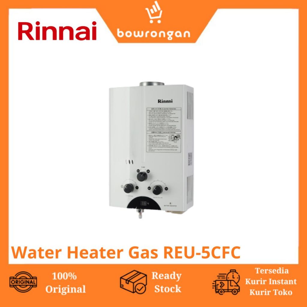 Jual Rinnai Water Heater Gas - Pemanas Air Hemat Gas REU-5CFC | Shopee Indonesia