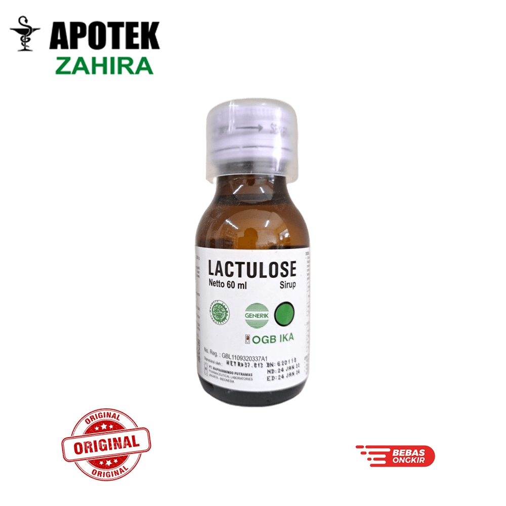 Jual LACTULOSE Syrup 60 ML - Obat Konstipasi Pelancar Pencernaan ...