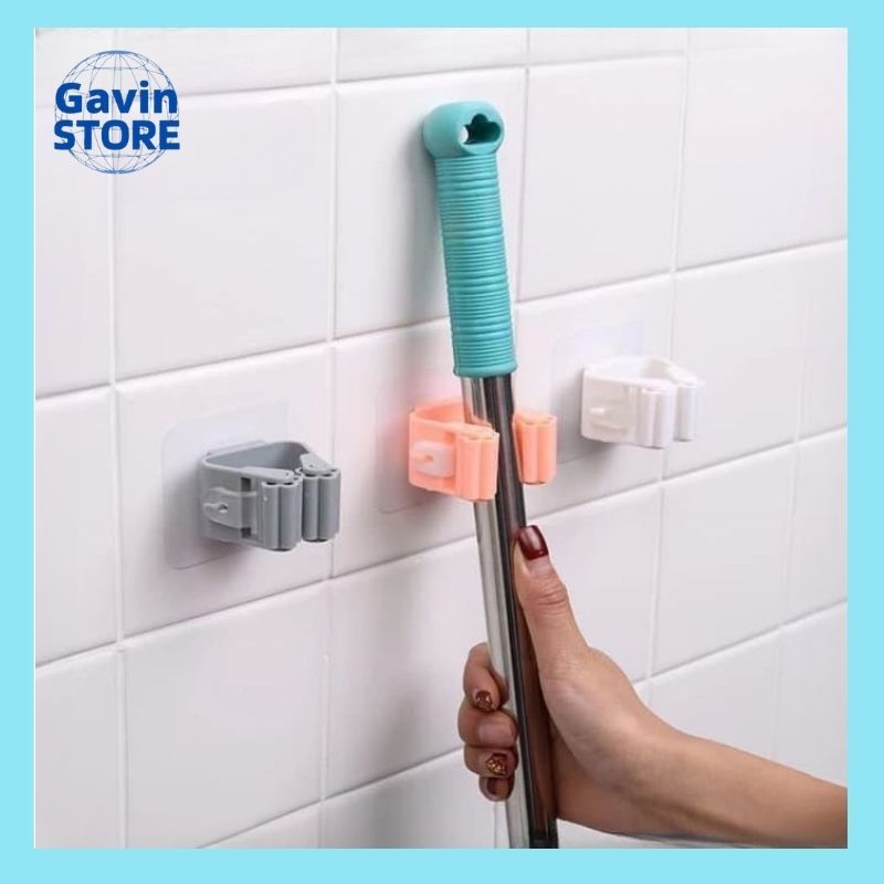 Jual Gantungan Sapu Dan Pel MOP Suction Hanger / Gantungan Tempel Sapu ...