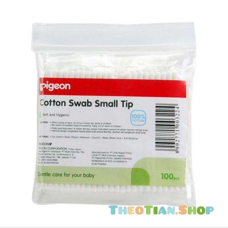 Jual Pigeon Cutton Bud Small Qtip 100pcs | Shopee Indonesia