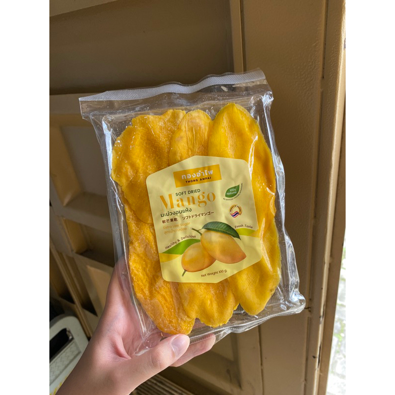 Jual BISA INSTANT [EXP FEB 2026] 100gr Soft Dried Mango Thailand Less Sugar Thong Ampai ...
