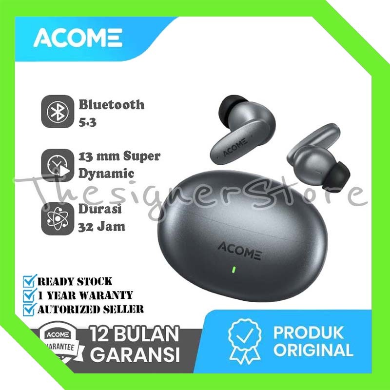 Jual Acome True Wireless Earbuds Headset Bluetooth 5.3 TWS Full Bass ...