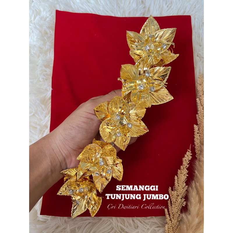 Jual Semanggi Emas/ Bunga Emas Kualitas PREMIUM Bunga Hairdo/ Anggrek ...