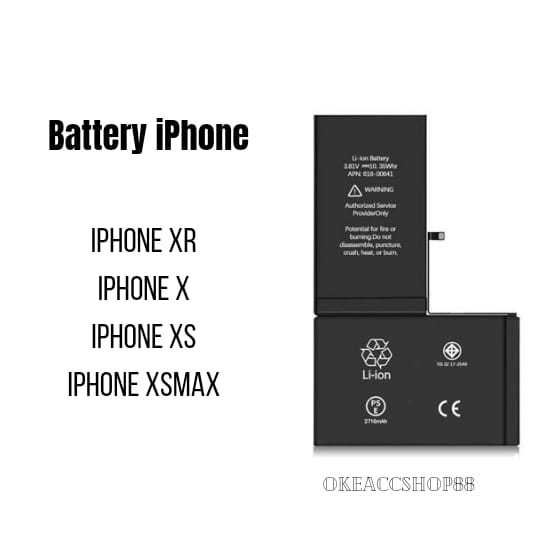 Jual BATERAI BATTERY HANDPHONE For iP X XS XSMax XR battery | Shopee ...