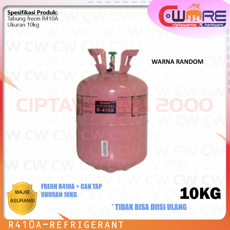 Jual Refrigerant tabung Freon AC Kulkas + Can tap 10 Kg | Shopee Indonesia