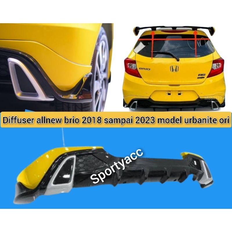 Jual diffuser allnew brio 2018 sampai 2023 model ori urbanite | Shopee ...