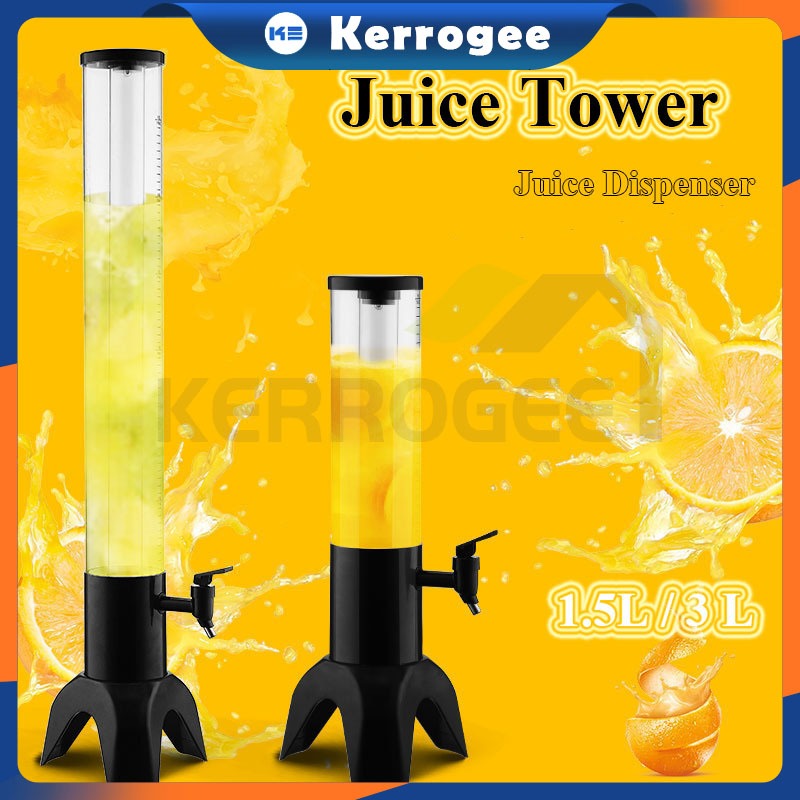 Jual 2pcs Dispenser Jus Juice 3L/1.5L Juice Tower Beer Tower Juice ...