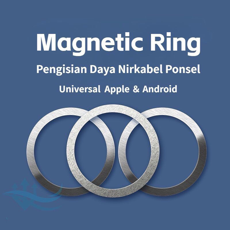 Jual Magnetic Ring Universal Stiker untuk Popsocket Magnetic Magsafe ...