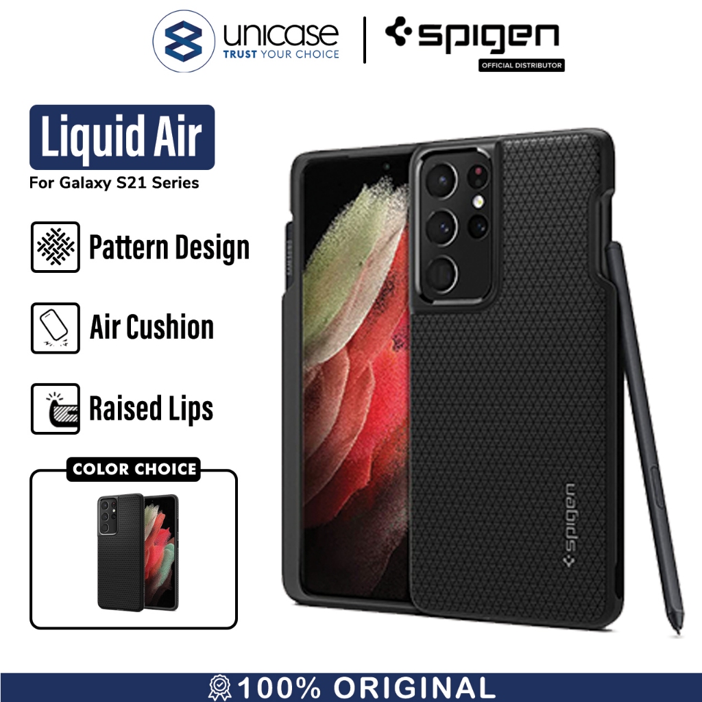 Jual Case Samsung Galaxy S21 Ultra Plus Spigen Liquid Air Softcase Casing | Shopee Indonesia