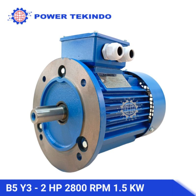 Jual Famoze Pro Dinamo B5 3 Phase 2 HP 2800 RPM 1.5KW 220/380V Tembaga Murni Flange Vertikal ...