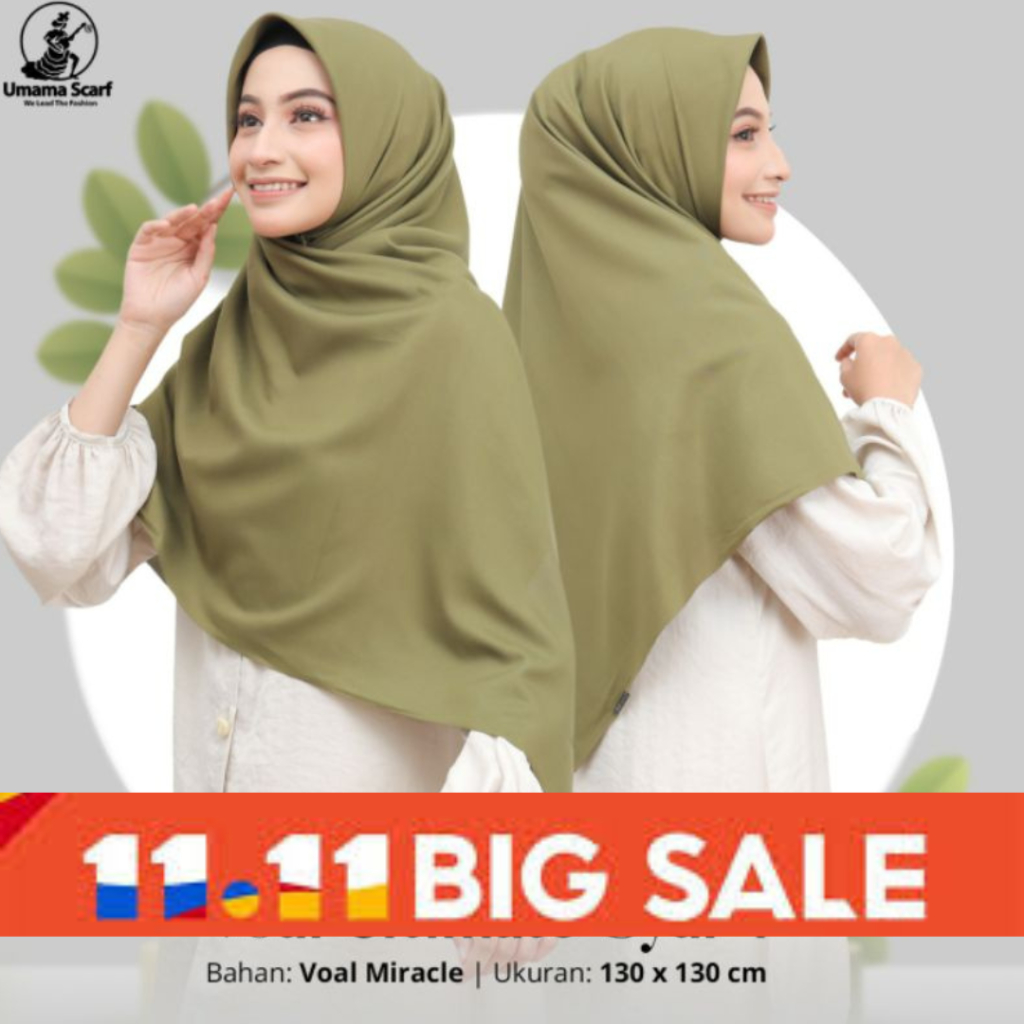 Jual SYARI 130CM UMAMA VOAL MIRACLE LABEL BESI | Shopee Indonesia