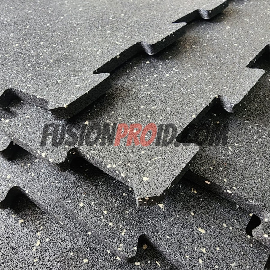 Jual Rubber Flooring 10mm 485x485mm Floor Puzzle Roll Mat Karpet Karet ...