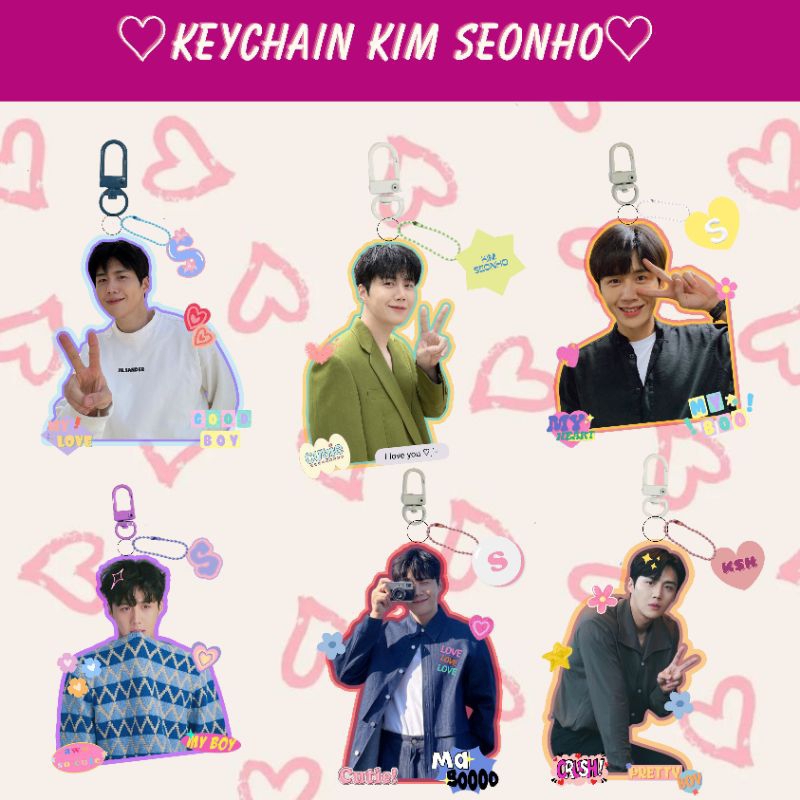 Jual (PO) Keychain Actor Kim Seonho (Bisa Costum/Foto kimseonho lain ...