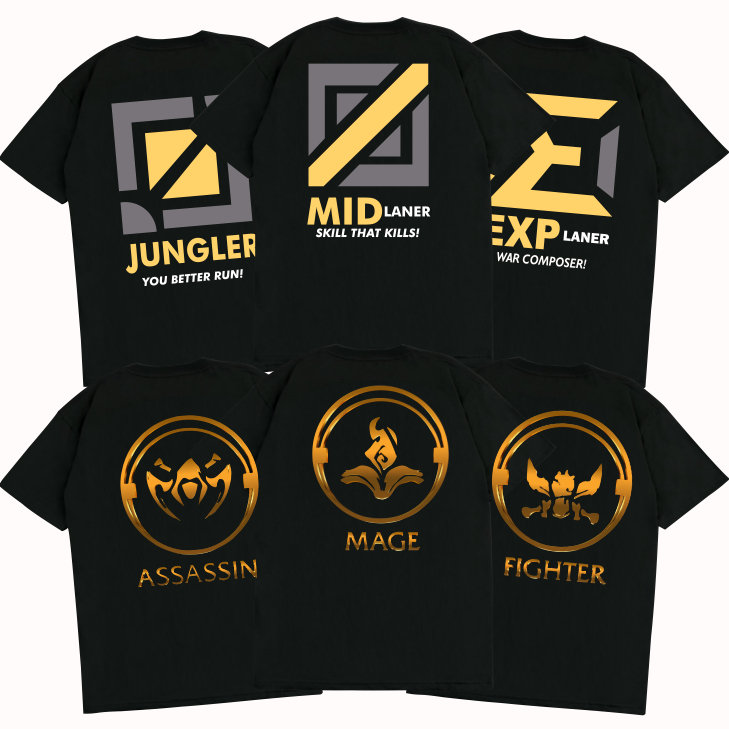 Jual KARIMAKE Kaos Baju T Shirt Distro Unisex ML MLBB All Role ...