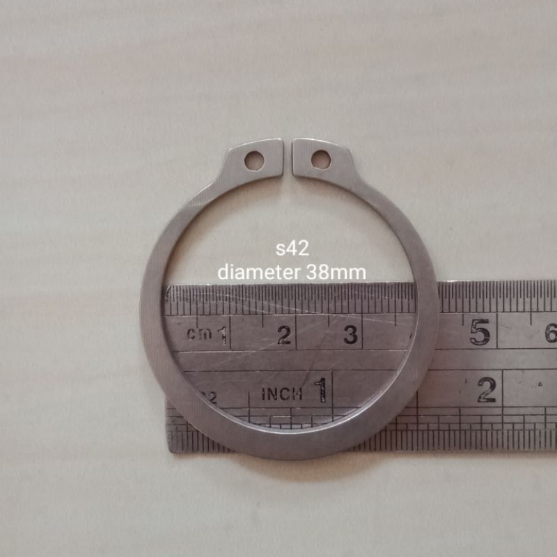 Jual snap ring type S / external circlip stainless (perbiji) | Shopee Indonesia