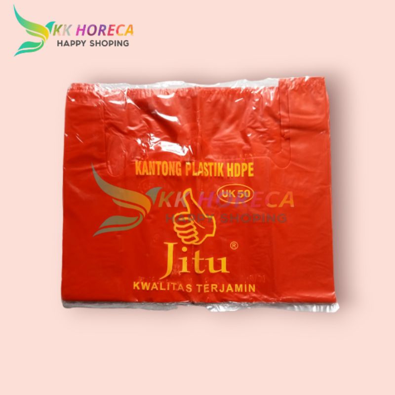 Jual KANTONG HD MERAH JUMBO JITU 600 GR UKURAN 50 | Shopee Indonesia