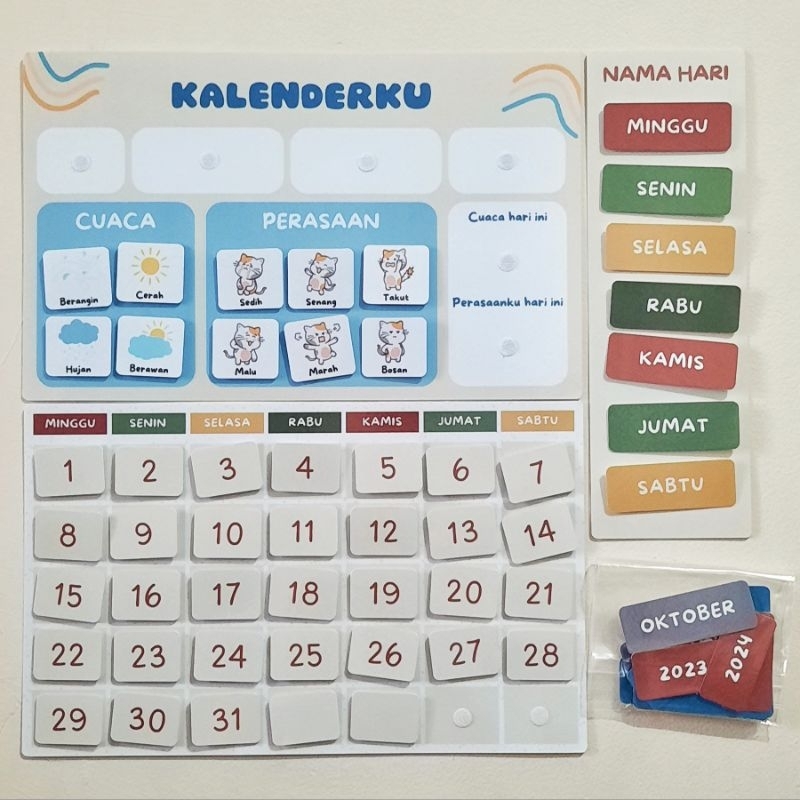 Jual Kalender Anak Montessori by idemain.ku | Shopee Indonesia