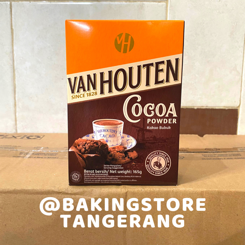 Jual Van Houten Cocoa Powder / Coklat Bubuk 165 gr | Shopee Indonesia
