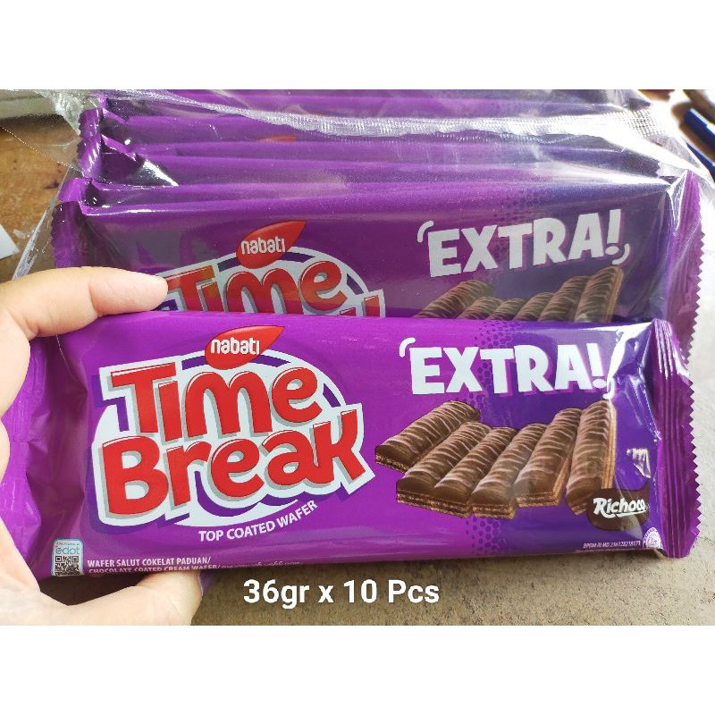Jual Nabati Time Break Choco Isi 10pcs MURAH! | Shopee Indonesia