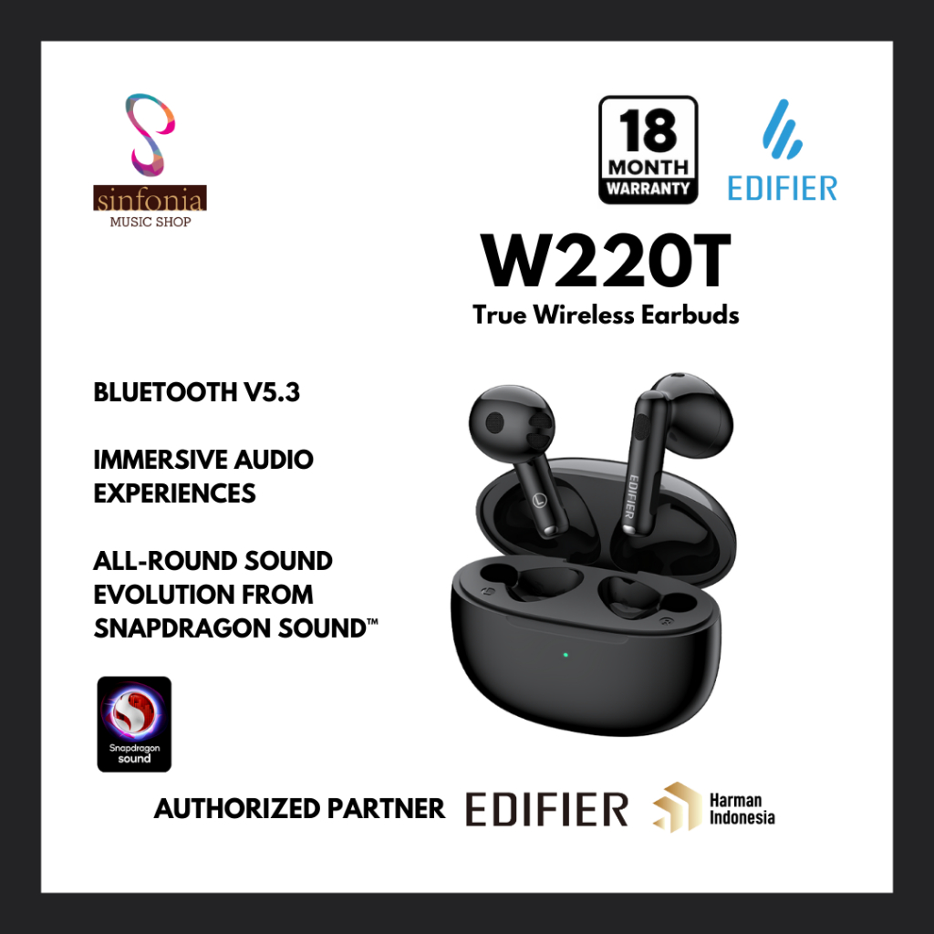 Jual Edifier W220T Listen Freely with Snapdragon Sound | Shopee Indonesia
