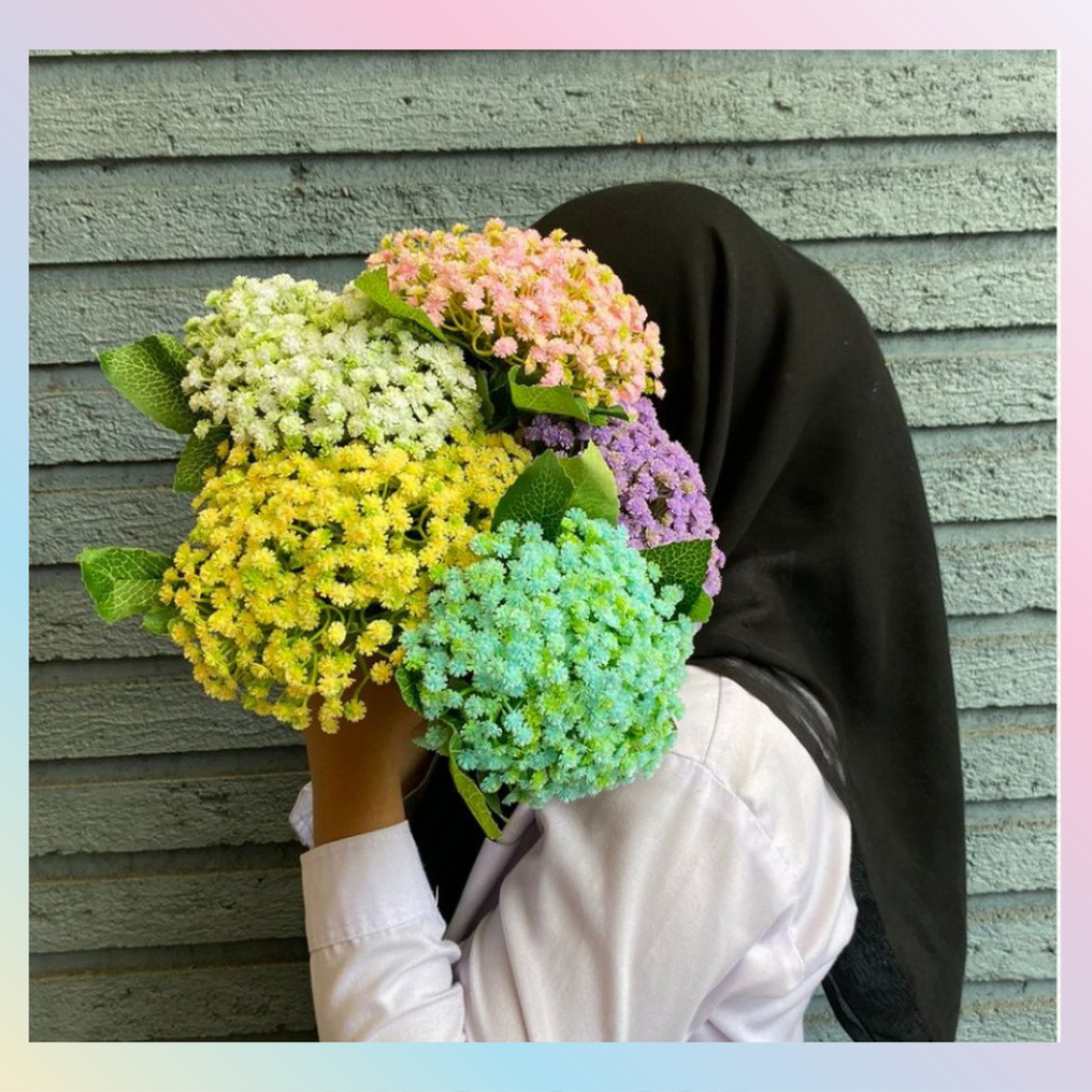 Jual BUNGA BABY BREATH NEW 30CM BOUQUET BABIES FLOWER KERING ARTIFICIAL ...